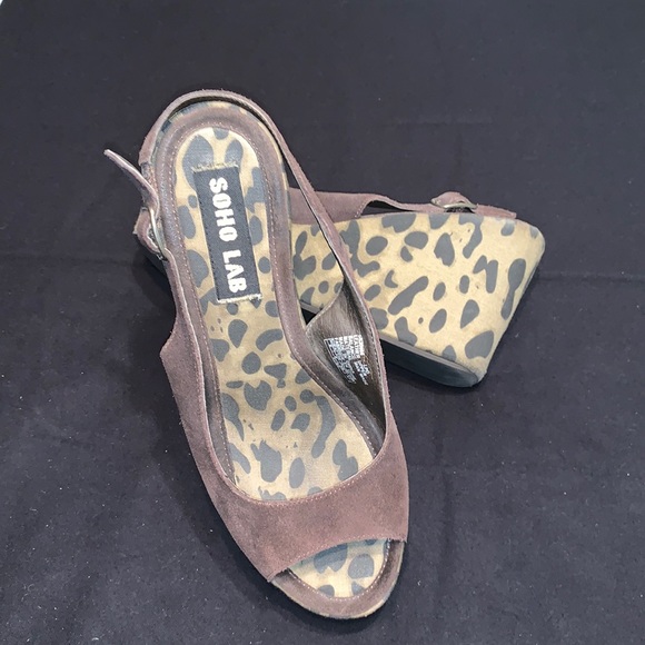 Soho Lab | Shoes | Soho Lab Leopard Print Heel | Poshmark